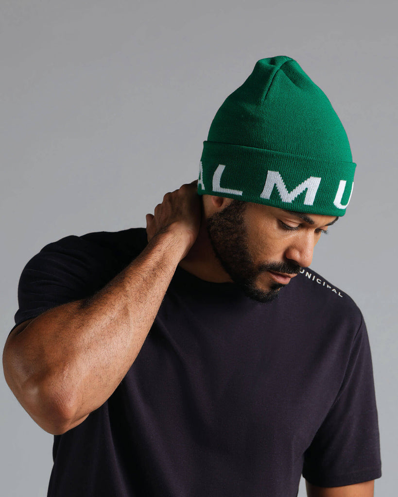 Big MUNICIPAL Beanie in Boston Green | MUNICIPAL & MUNICIPAL Canada