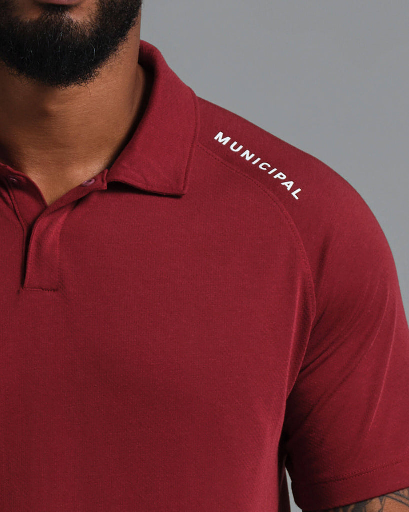 Sport Tech Polo in Cardinal | MUNICIPAL & MUNICIPAL Canada